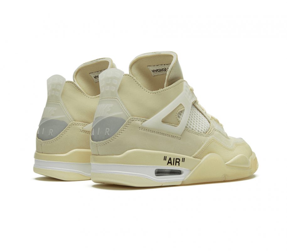 Air Jordan 4 X Off White Sail